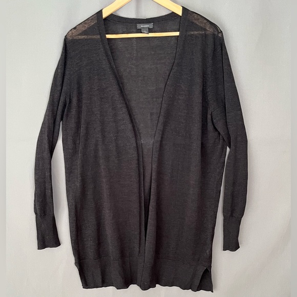 Halogen | Sweaters | Halogen X Long Linen Viscose Blend Blk Long Sleeve ...